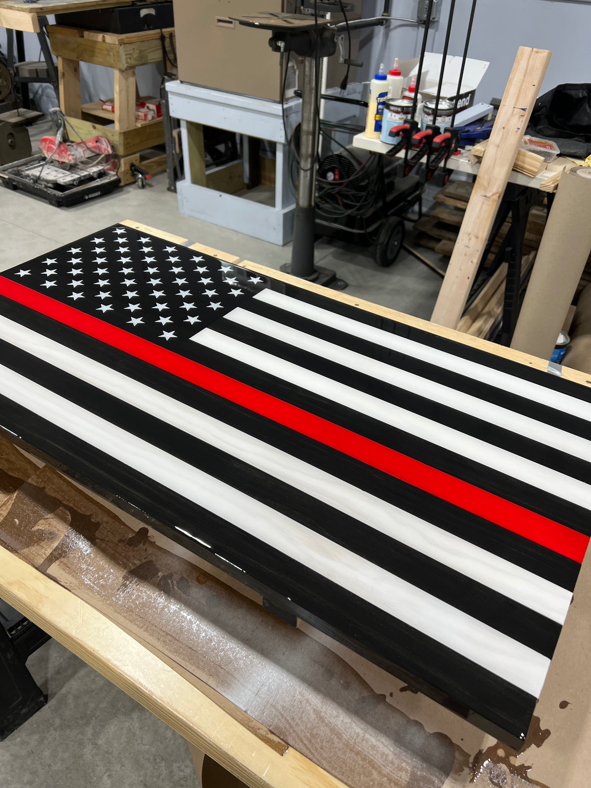 First Responder / Thin Line Flag – Recon Woodworks